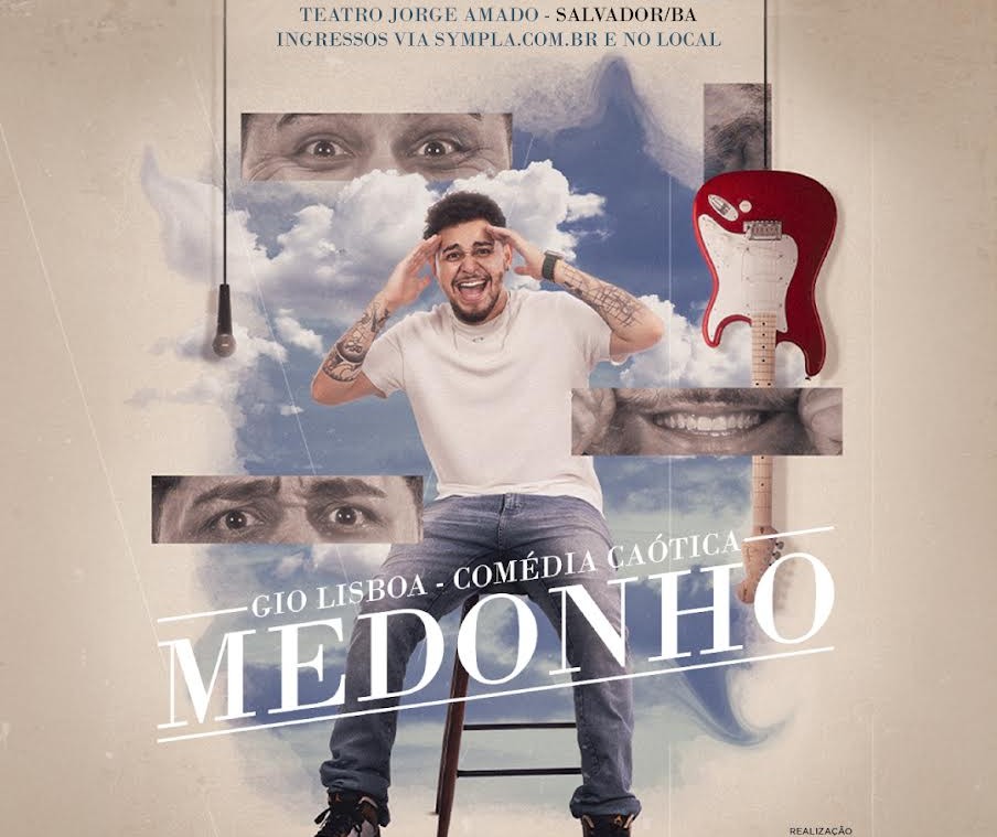 Gio Lisboa é atração no Teatro Jorge Amado com seu show de comédia ...