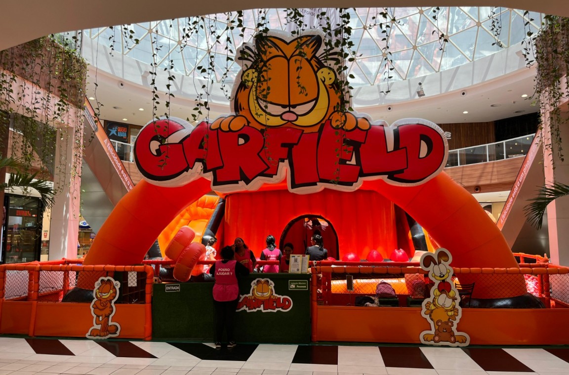 Garfield desembarca no Shopping Paralela – Ginno Larry